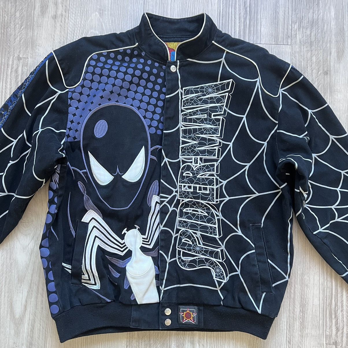 JH Design × Luxury Spider-Man JH Design NASCAR Jacket | Grailed