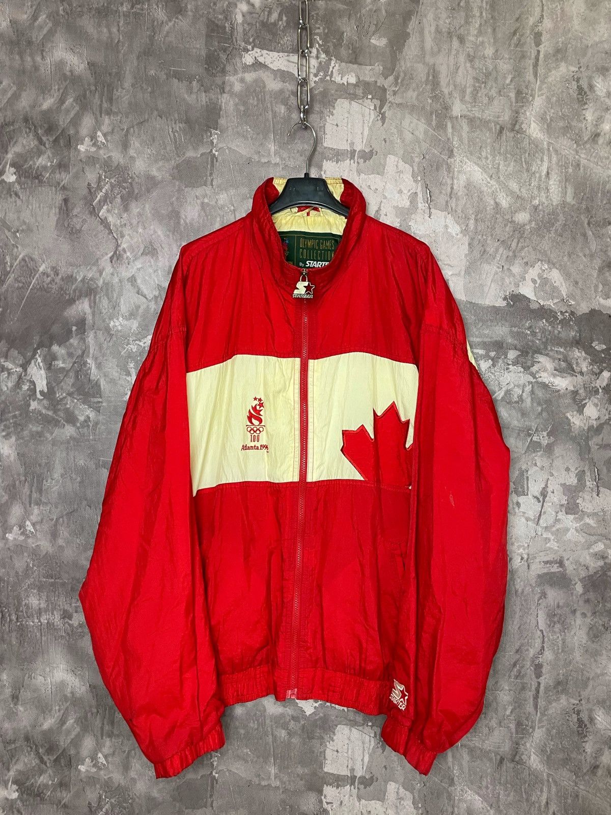 Vintage Vintage Canada 1996 Atlanta Olympics Starter Jacket | Grailed
