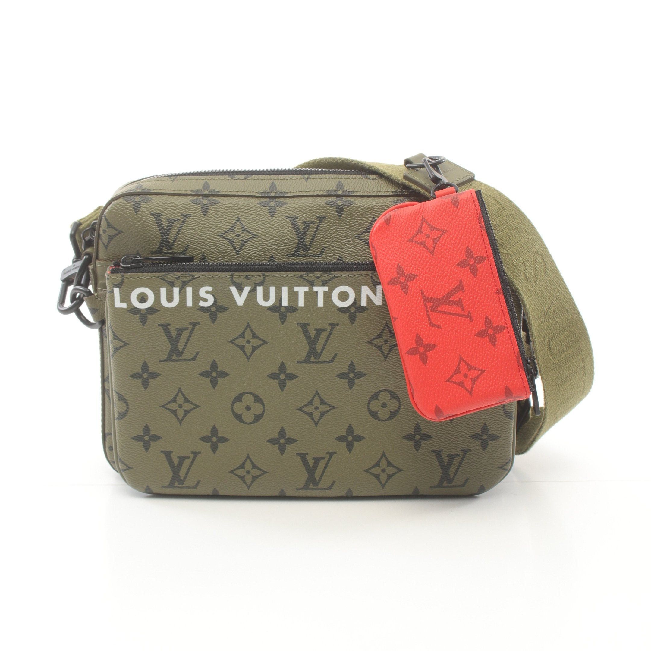 Louis Vuitton Louis Vuitton Trio Messenger Monogram Shoulder Bag Khaki ...