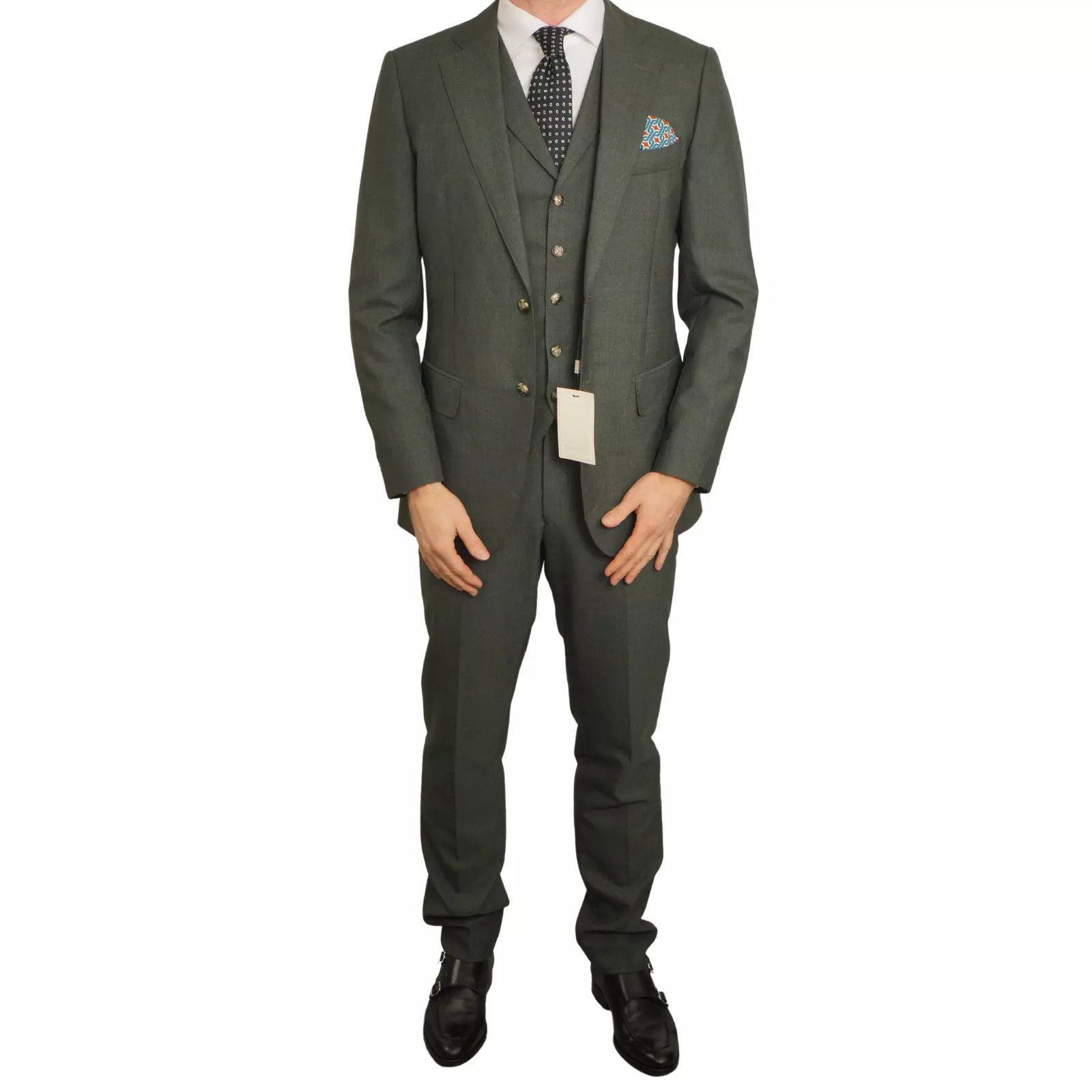 Suitsupply Men Suitsupply 3 Piece Suit Single Breasted FL Wool UK/US38 ...