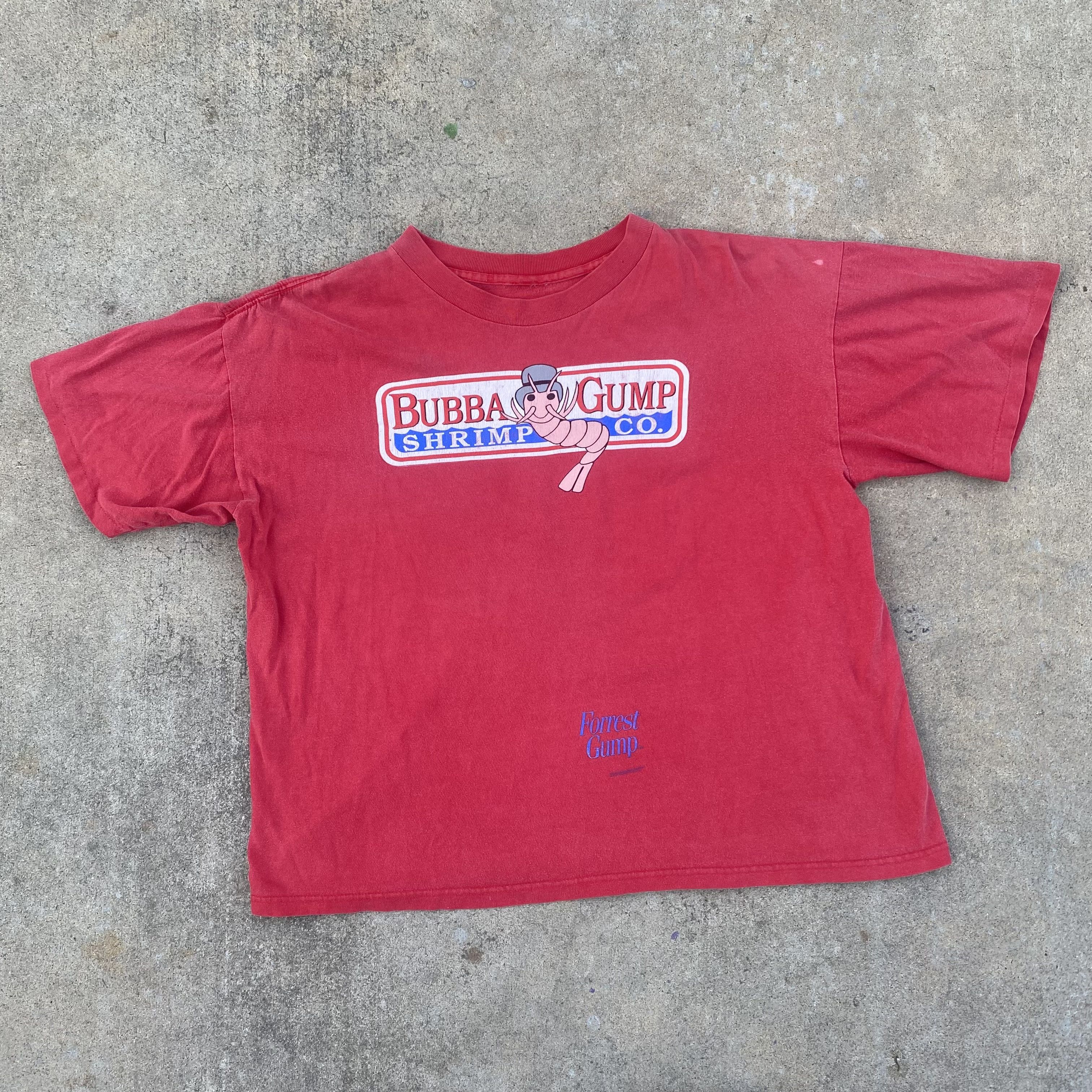 Movie × Vintage 90s Forrest Gump Bubba Gump Shrimp Co. Promo T-shirt ...