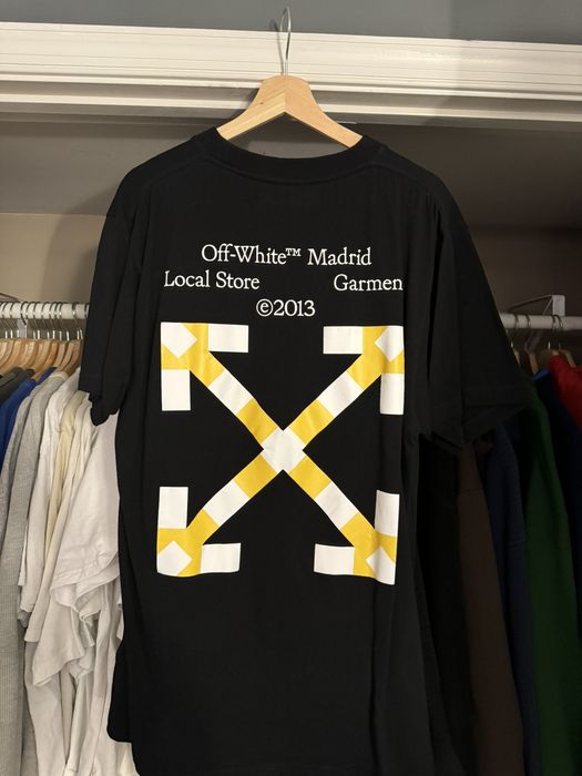 Off-White Off White Madrid Flagship Store Tee 1/50 | Grailed