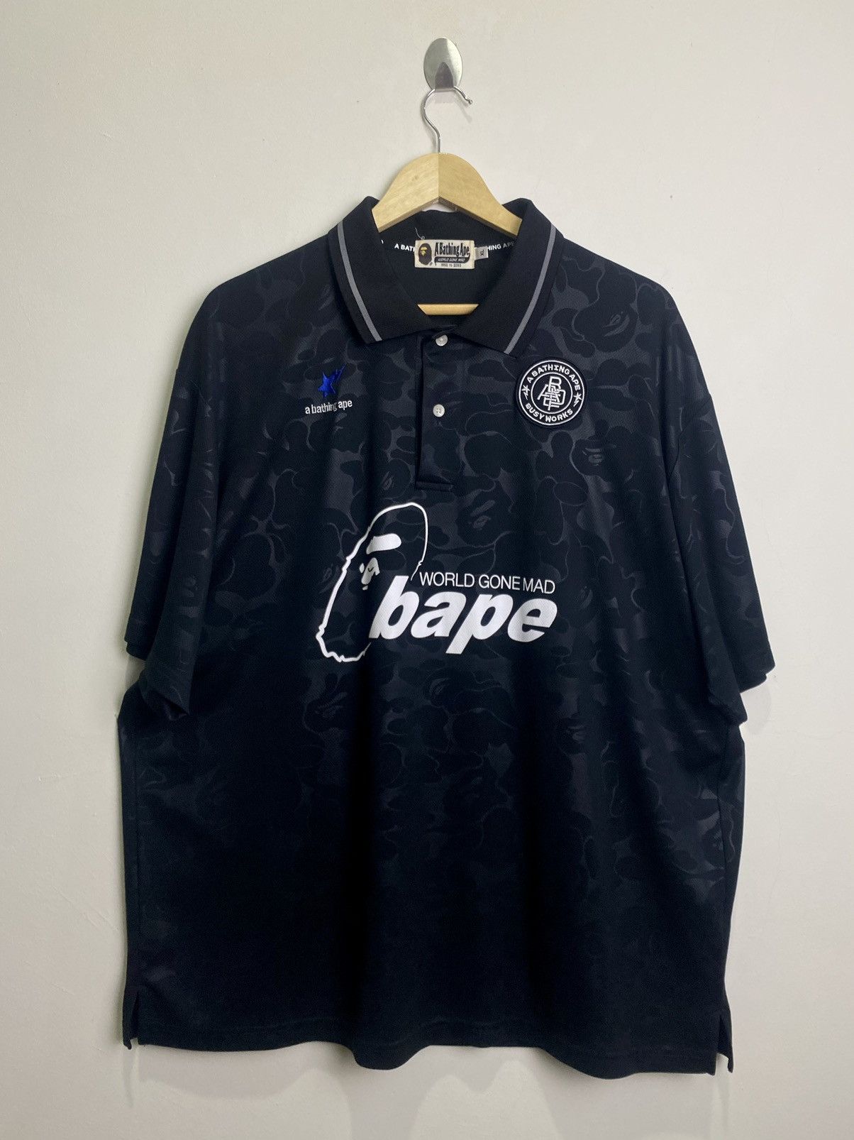 Bape Bape jersey monogram | Grailed