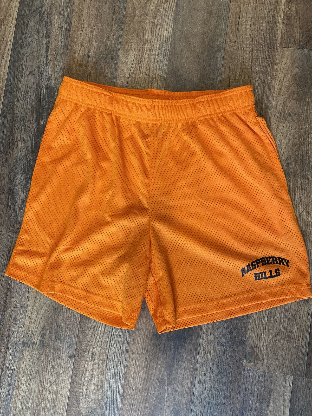 Streetwear Gvgallery "Fire Orange" Mesh shorts | Grailed