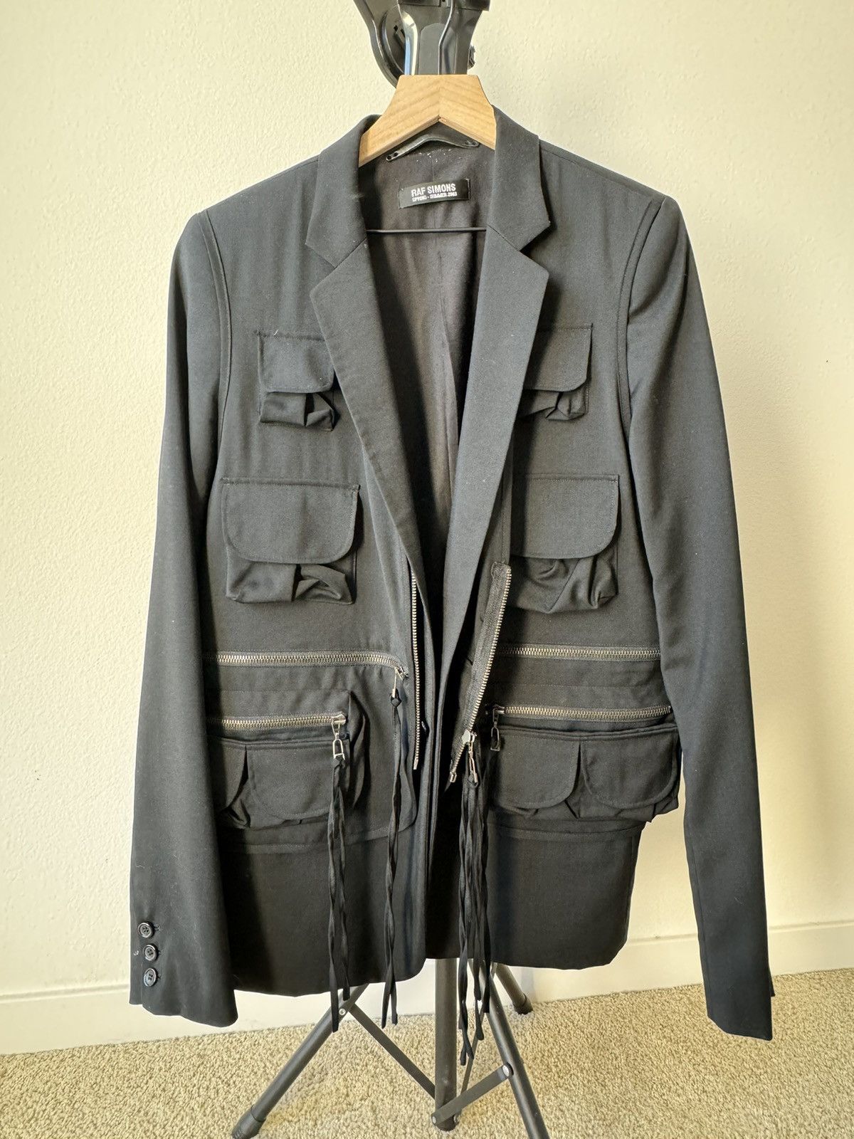 Raf Simons RAF SIMONS S/S 2003 cargo blazer “consumed” | Grailed