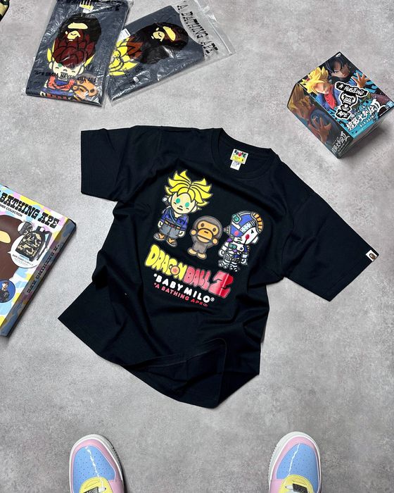 Bape Bape x Dragon Ball Z Baby Milo Trunks & Mecha Frieza Tee | Grailed