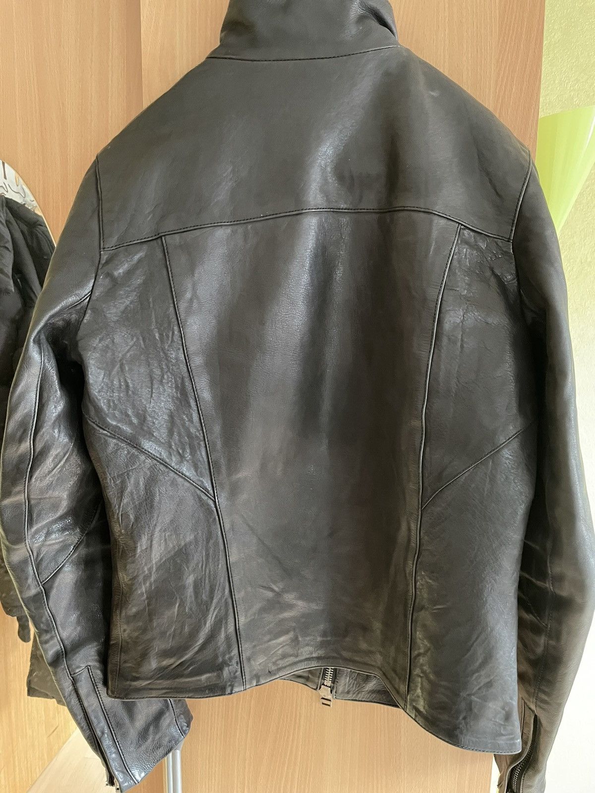 Avant Garde Tigha High Neck Leatherjacket | Grailed