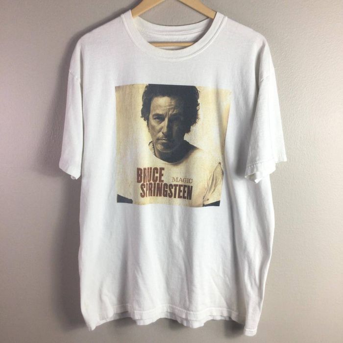 Streetwear 2007 Bruce Springsteen Magic Album Tour Concert Shirt White ...