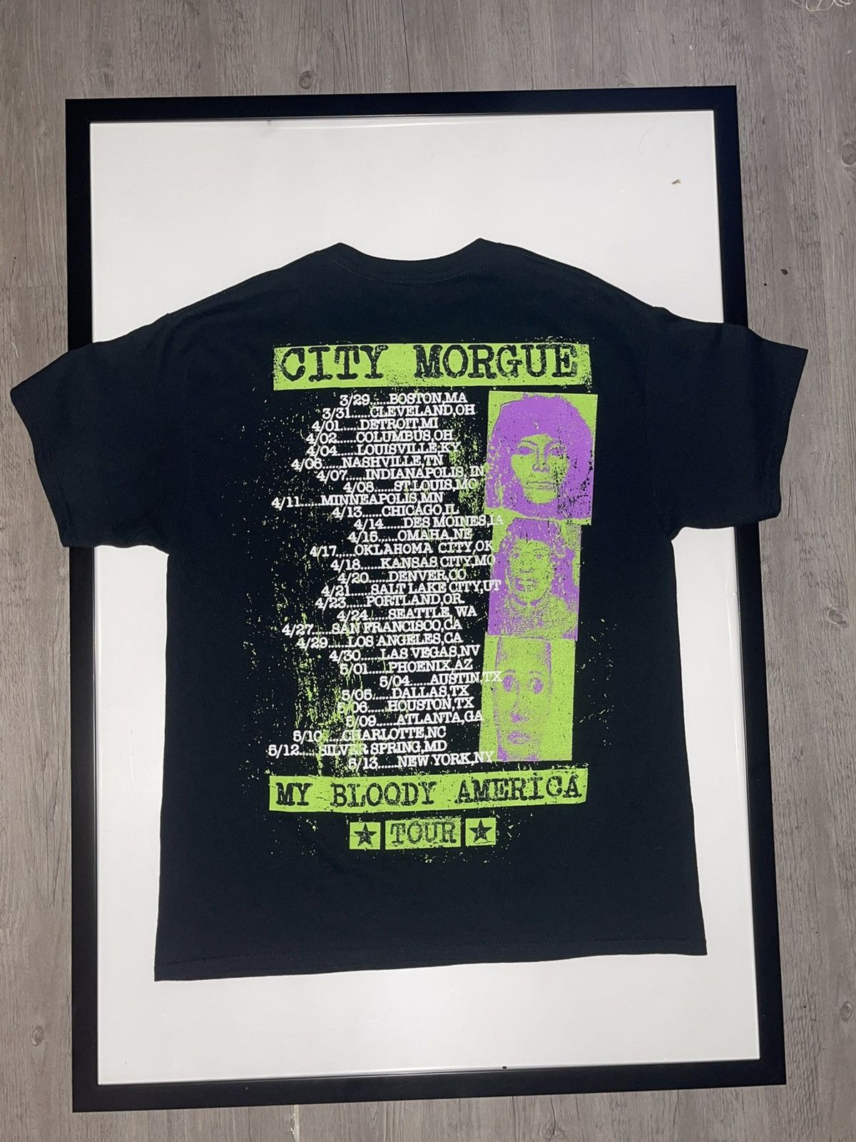 City Morgue City Morgue “My Bloody America” Tour T-Shirt | Grailed