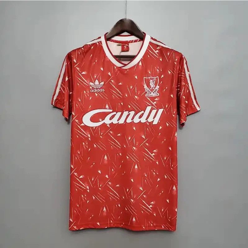 Liverpool × Soccer Jersey Vintage Retro Liverpool Candy Fan Issue 89/91 ...