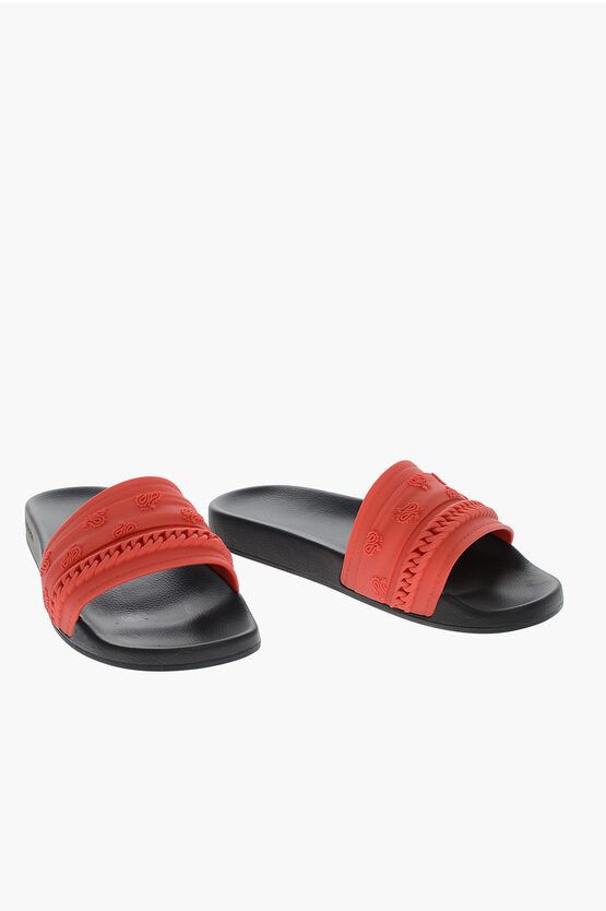 Amiri Rubber BANDANA CHAIN Sliders | Grailed