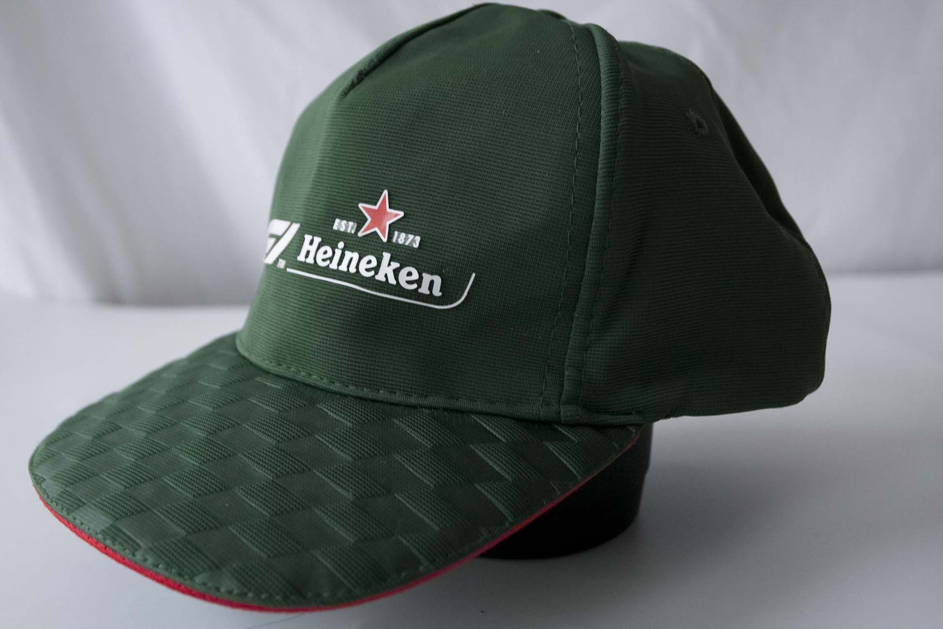 Formula 1 × Heineken Heineken Beer Formula 1 Cap Hat Green Logo Spell ...