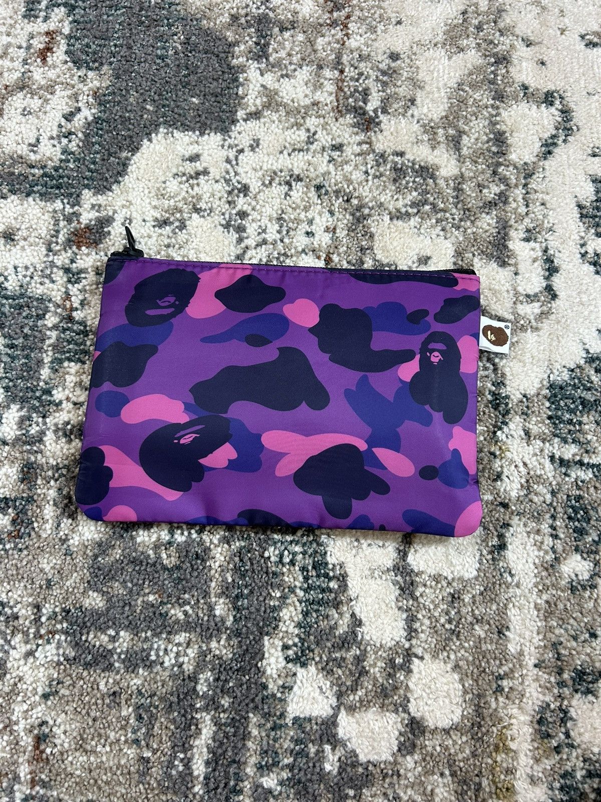 Bape Money Pouch Purple Camo | Grailed