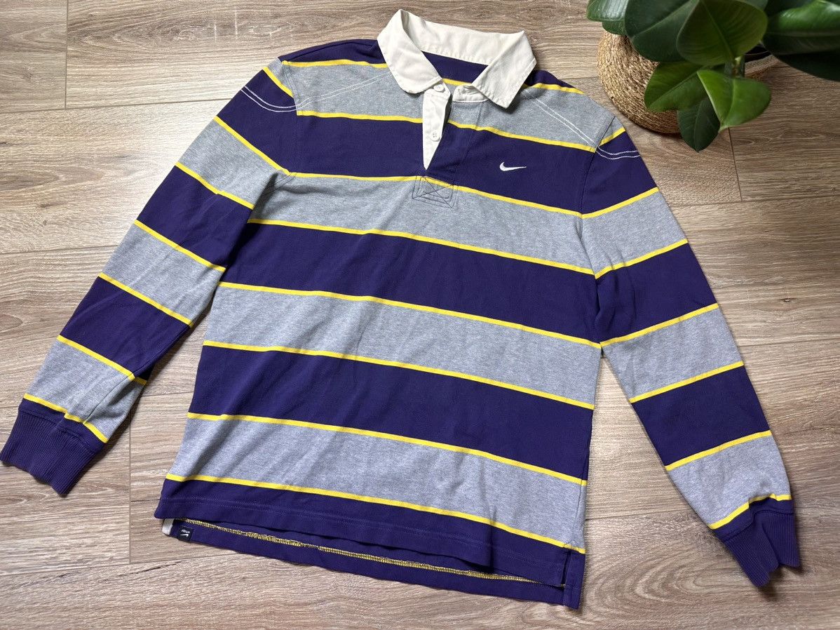 Nike NIKE Rugby Shirt Long Sleeve Striped | Grailed