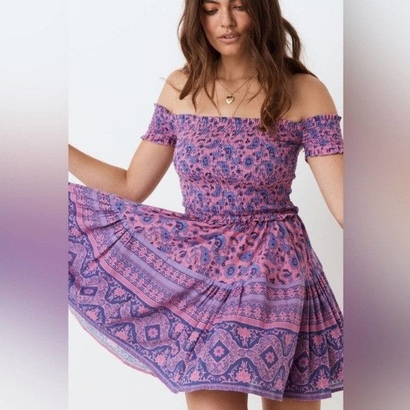 Spell Spell & the Gypsy Ra Ra Journey Purple Pink Mini Dress | Grailed