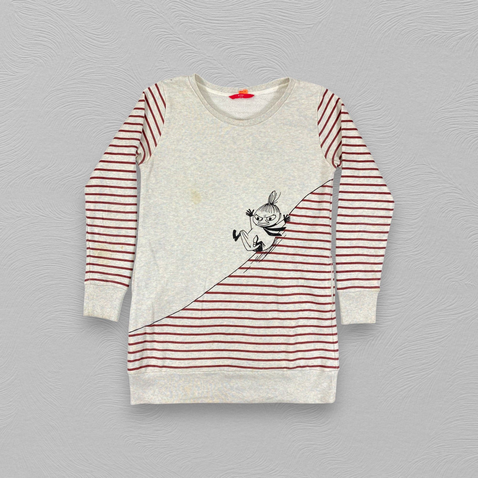 Japanese Brand Vintage Moomin Characters Stripe Sweatshirt - SW0112 ...