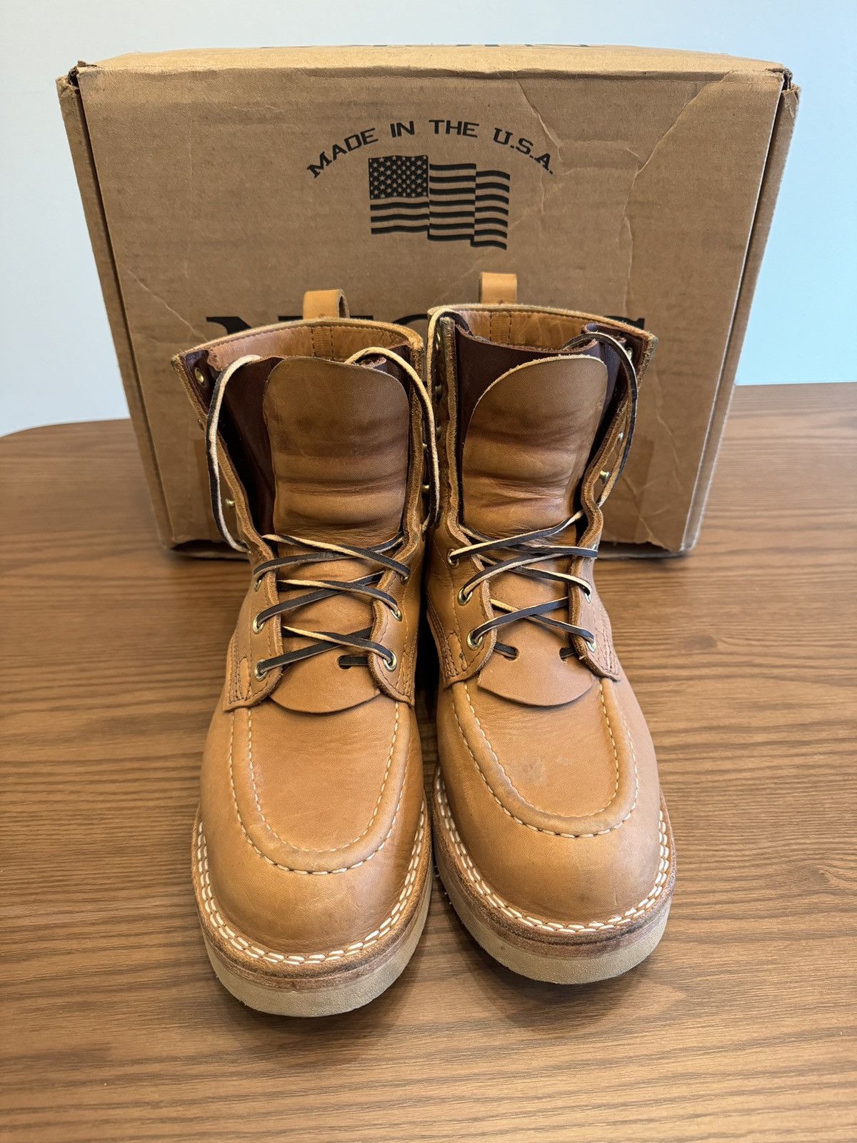 Nicks Boots Nick’s 6” Moc Toe Wedge 7E | Grailed