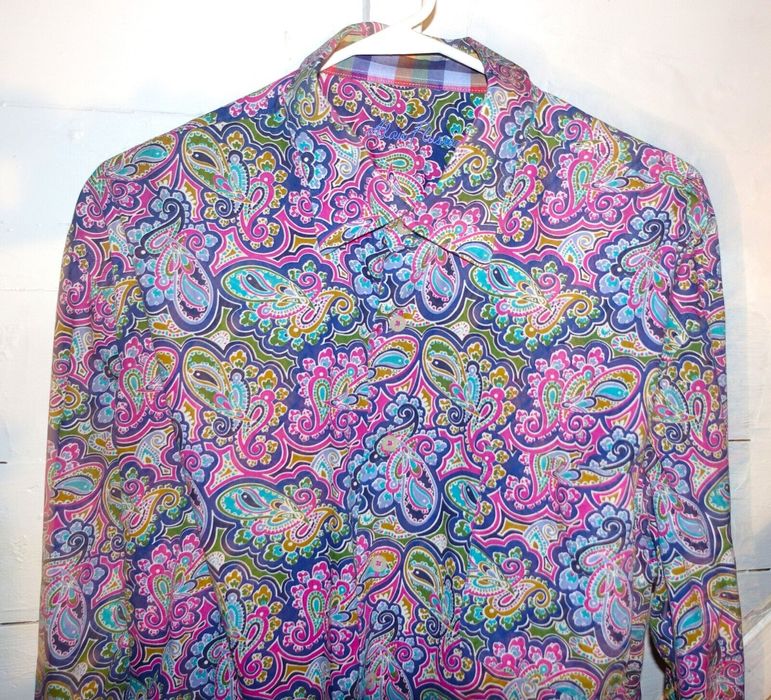 Alan Flusser Alan Flusser Multicolored Paisley Button Up Shirt XL | Grailed