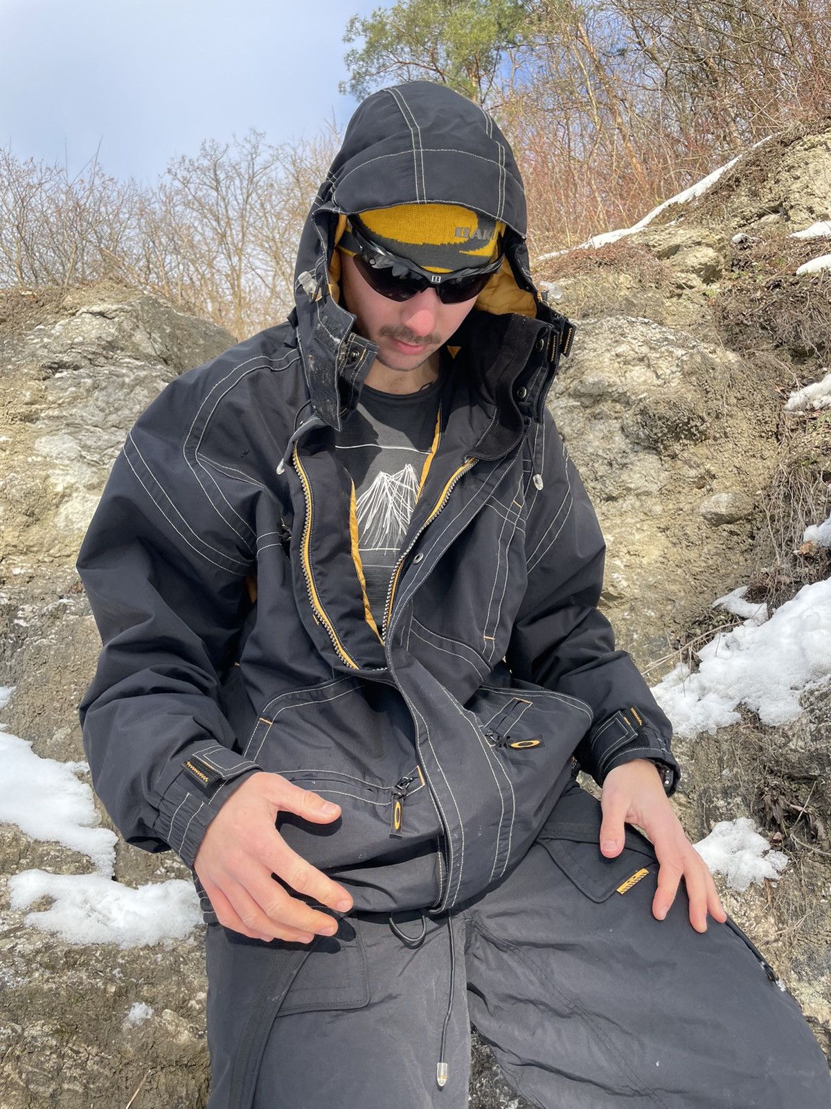 Oakley Vintage Oakley Software Gorpcore Ski Suit +Hat | Grailed