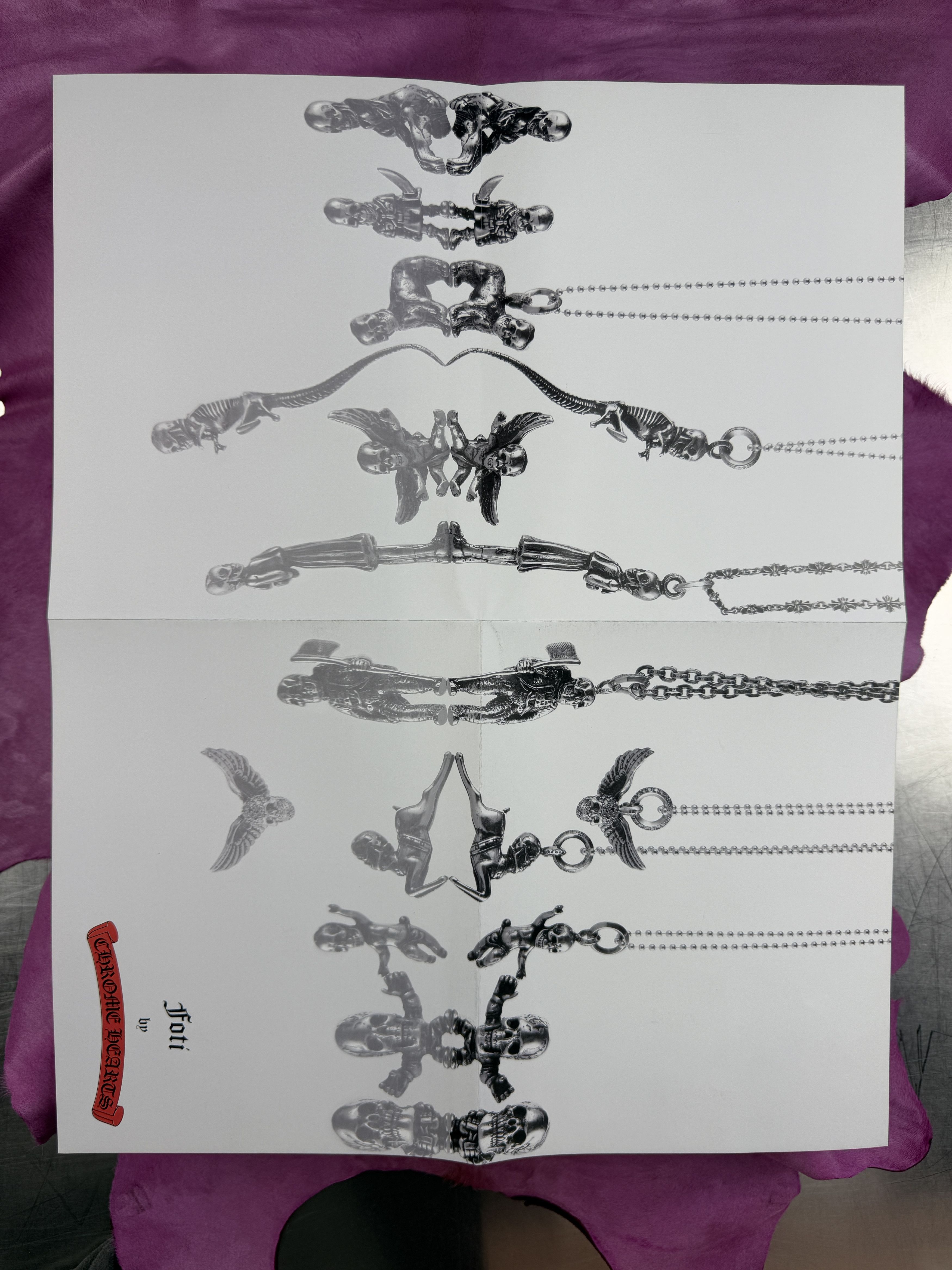 Chrome Hearts Chrome Hearts Two Sided Poster | Grailed