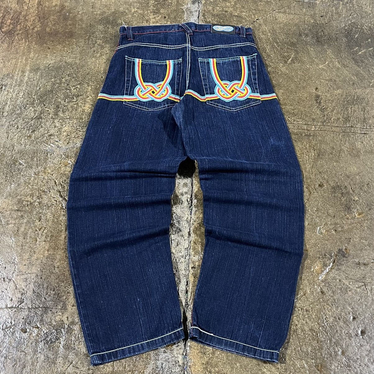 JNCO × Southpole × Vintage Crazy Vintage Y2K Baggy Jeans Embroidered Skater Wide Leg | Grailed