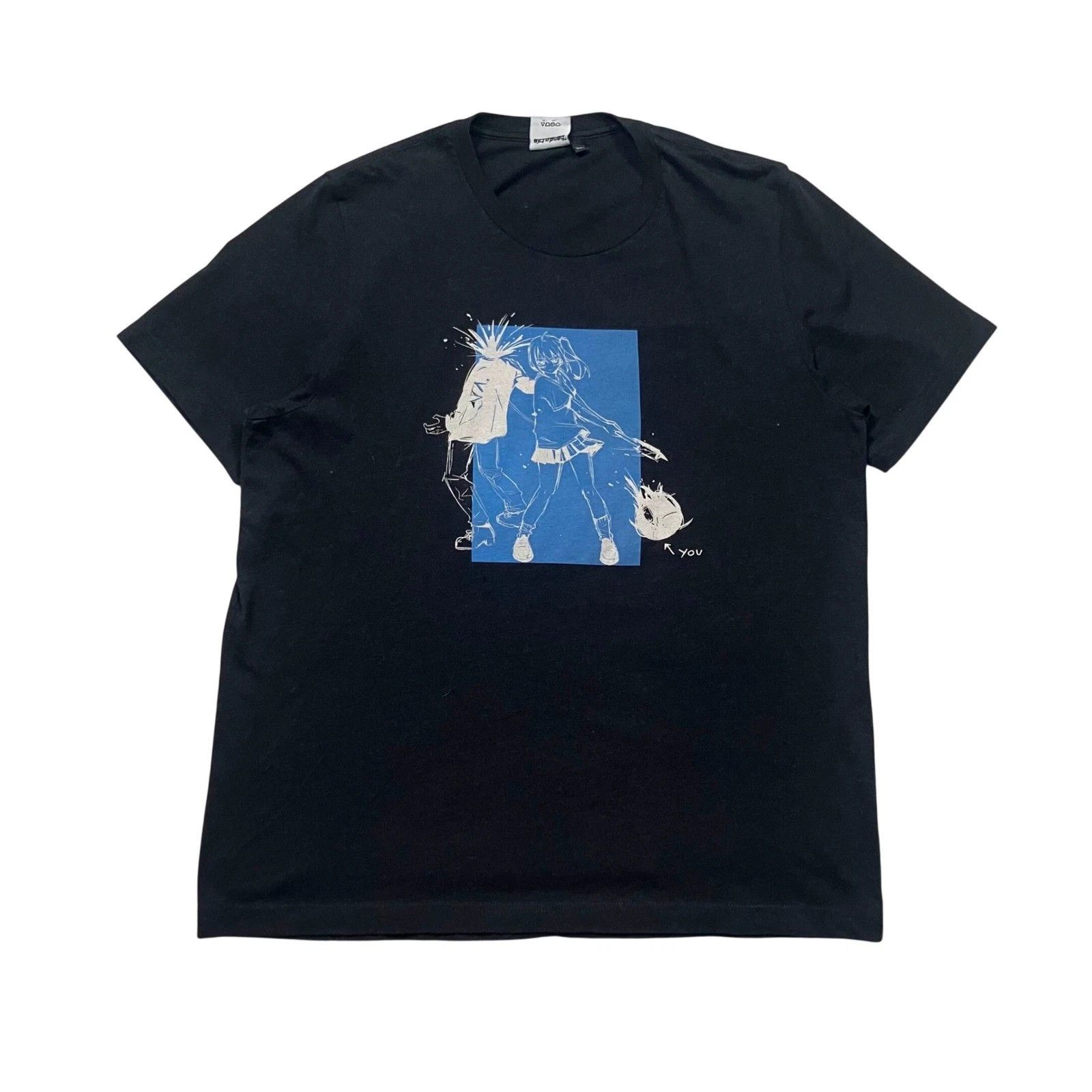 Beauty Beast Skinhead T Shirt Black Graphic Anime XL | Grailed