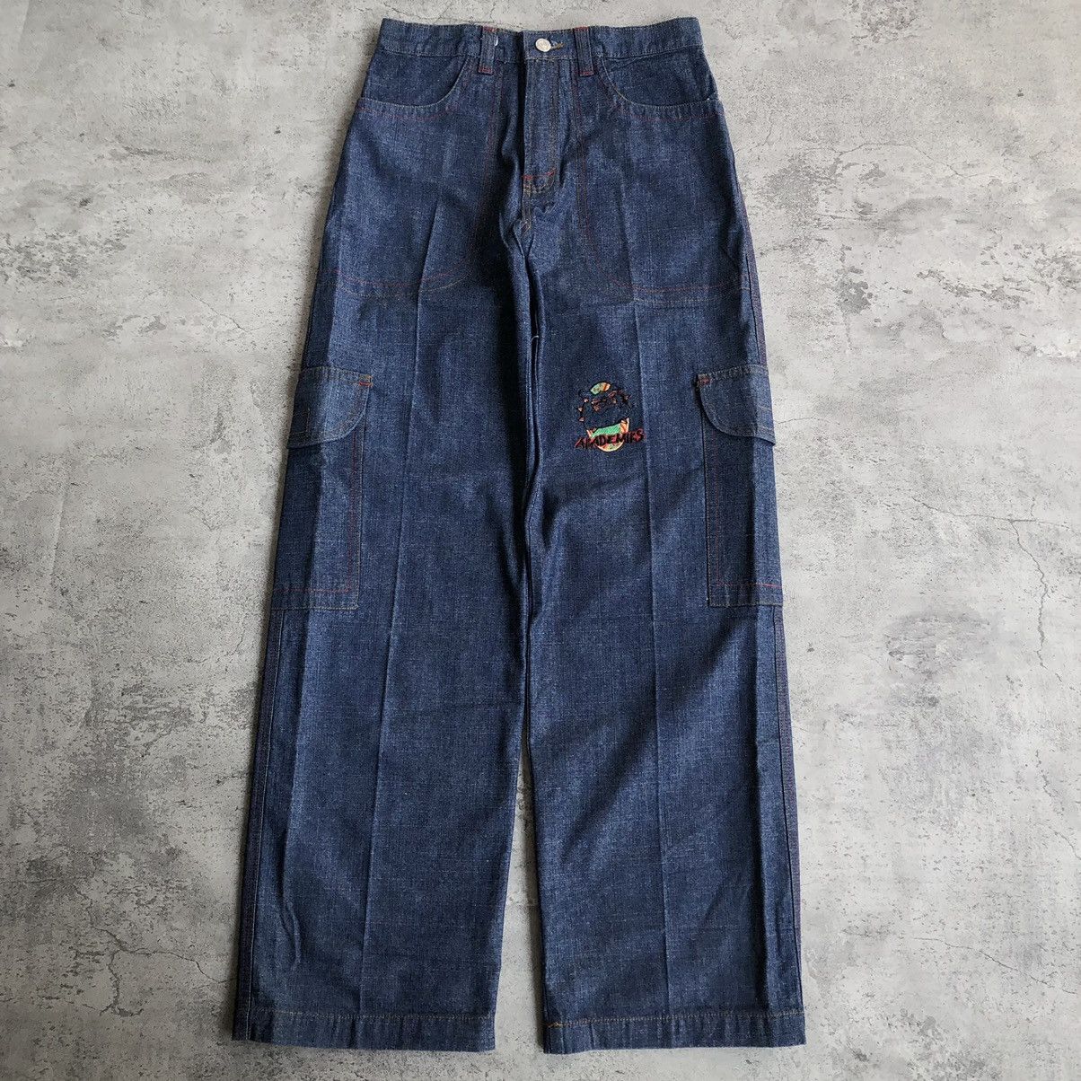 Vintage Y2K JEANS BULLDOG ICON DENIM PANTS LIKE JNCO JEANS | Grailed