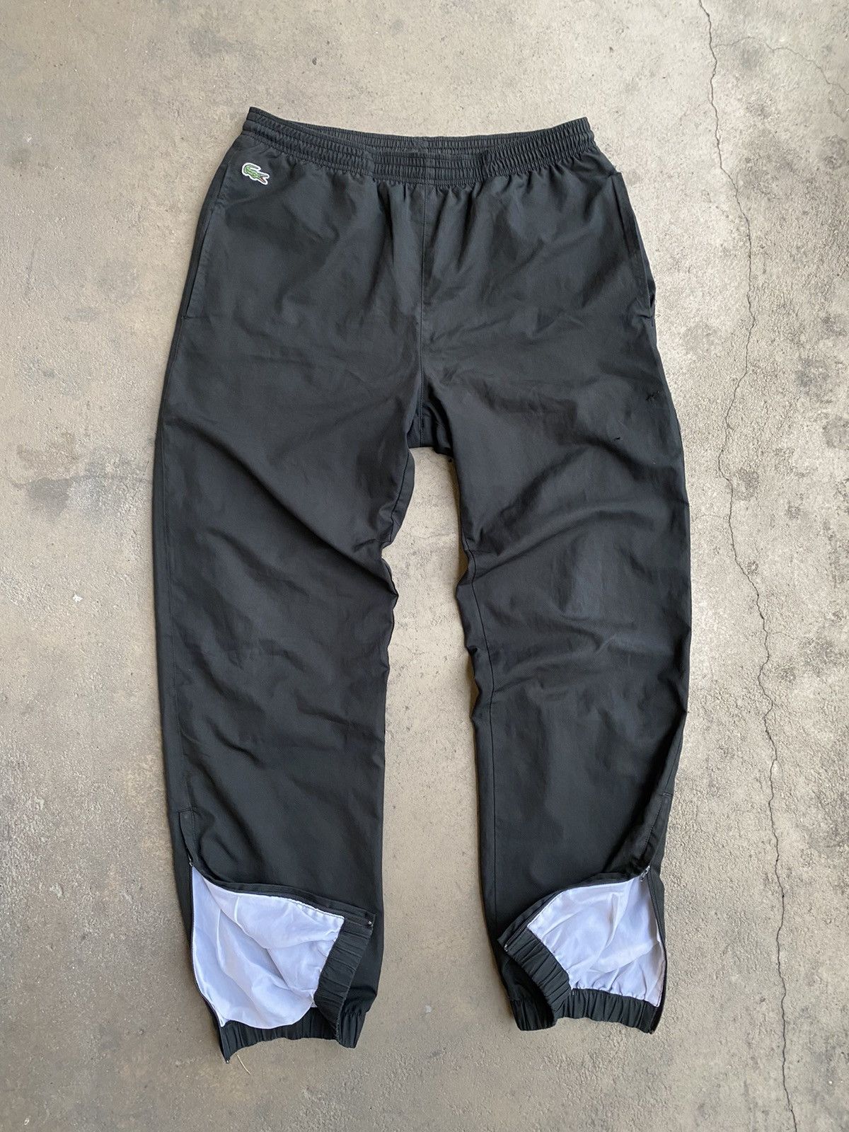 Designer × Lacoste × Streetwear vintage Lacoste sport nylon pants drip ...
