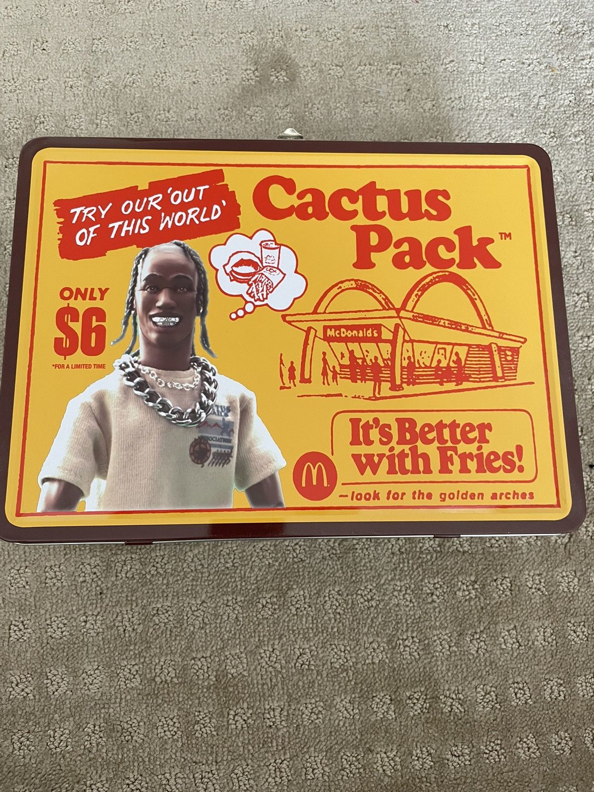 Travis Scott Travis Scott x McDonalds Lunch Box | Grailed