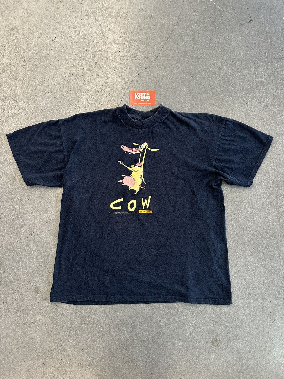 Cartoon Network 1999 Vintage Cartoon Network Cow and Chicken Tee | Grailed