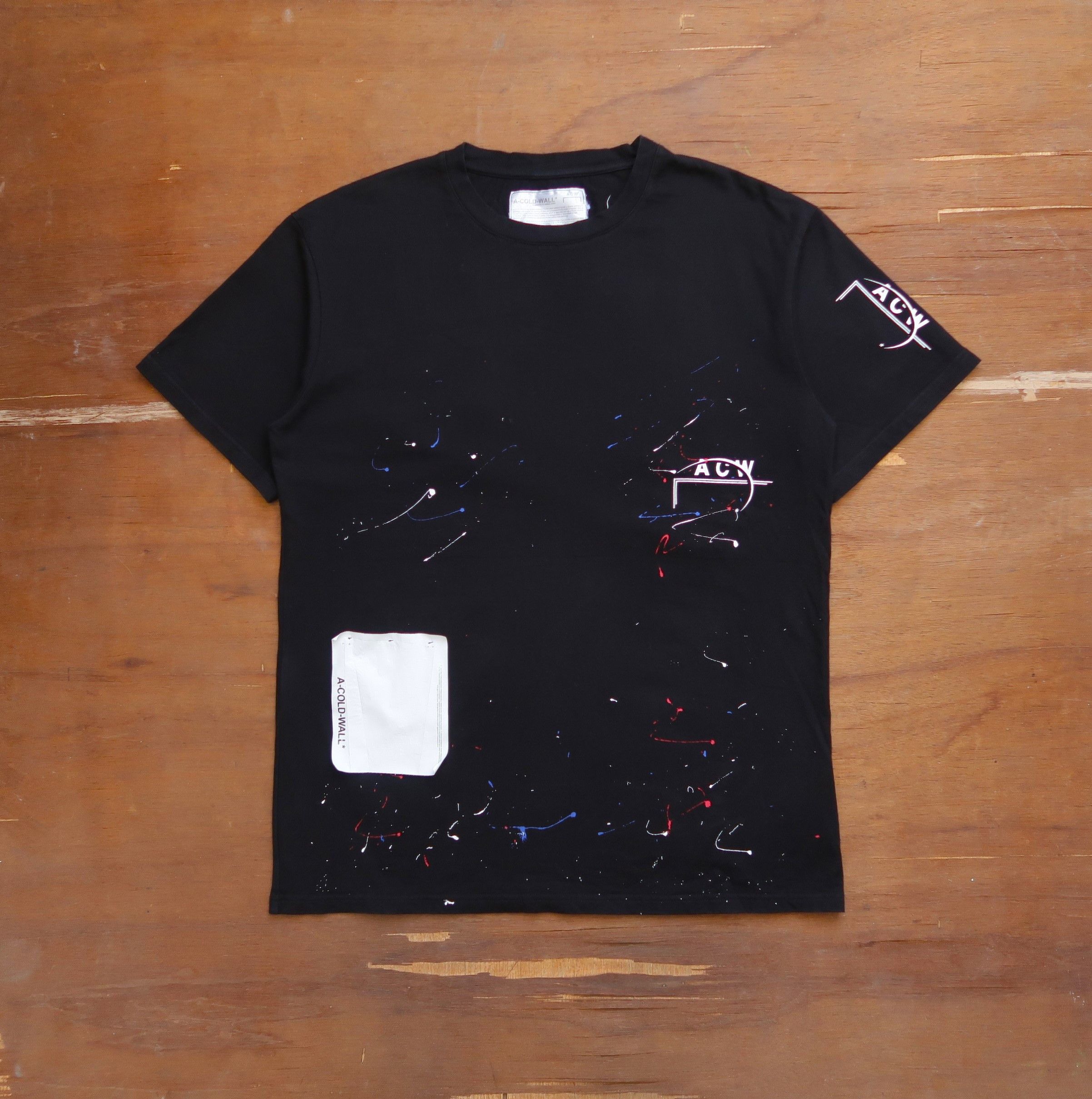A Cold Wall SS16 A Cold Wall Paint Splatter T-Shirt Tee | Grailed