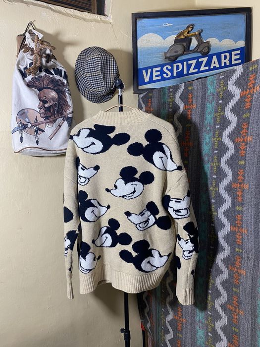 Vintage Knitwear Disney Mickey Mouse Jumper | Grailed