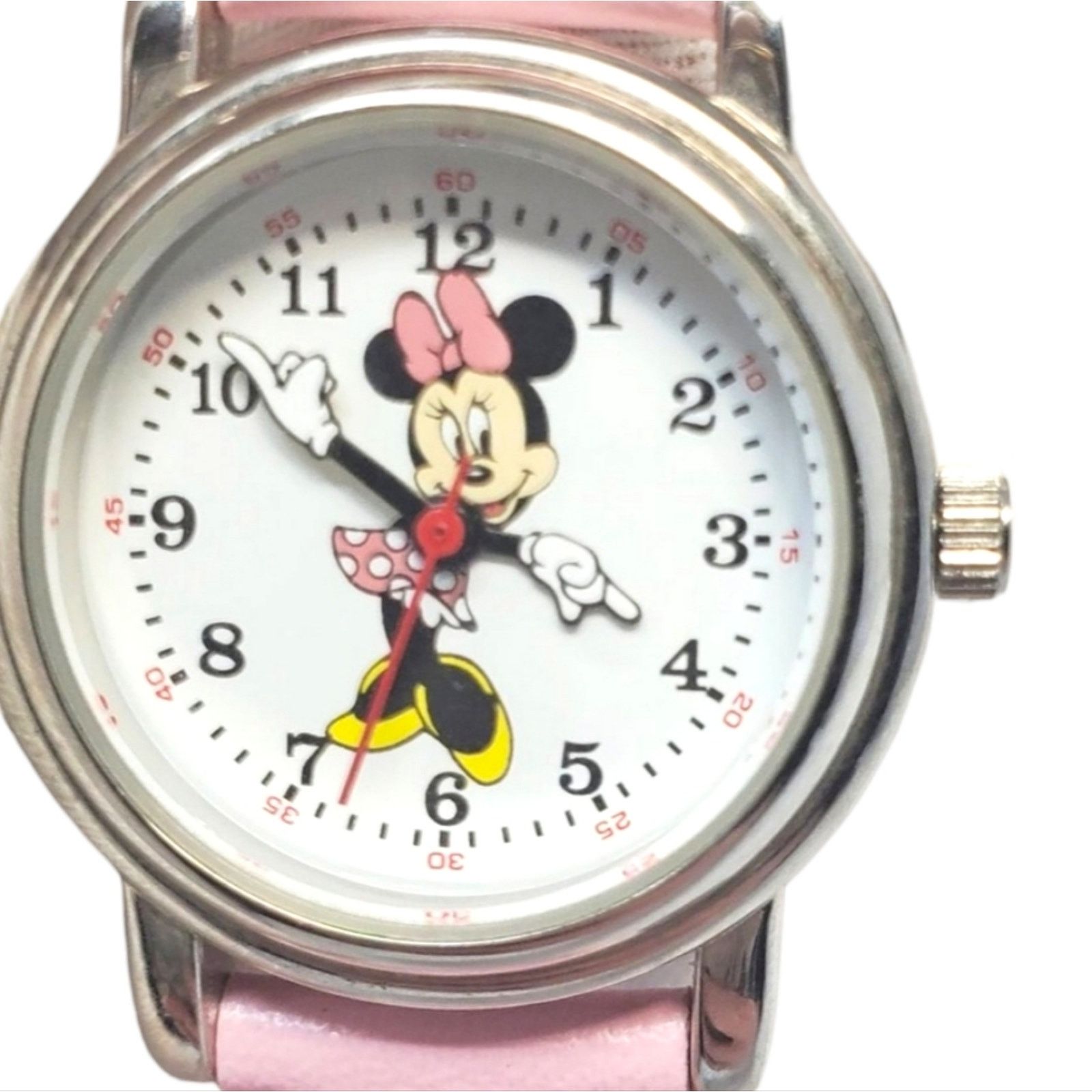Disney The Disney Store Minnie Mouse Pink Ladies Watch RARE H2F | Grailed