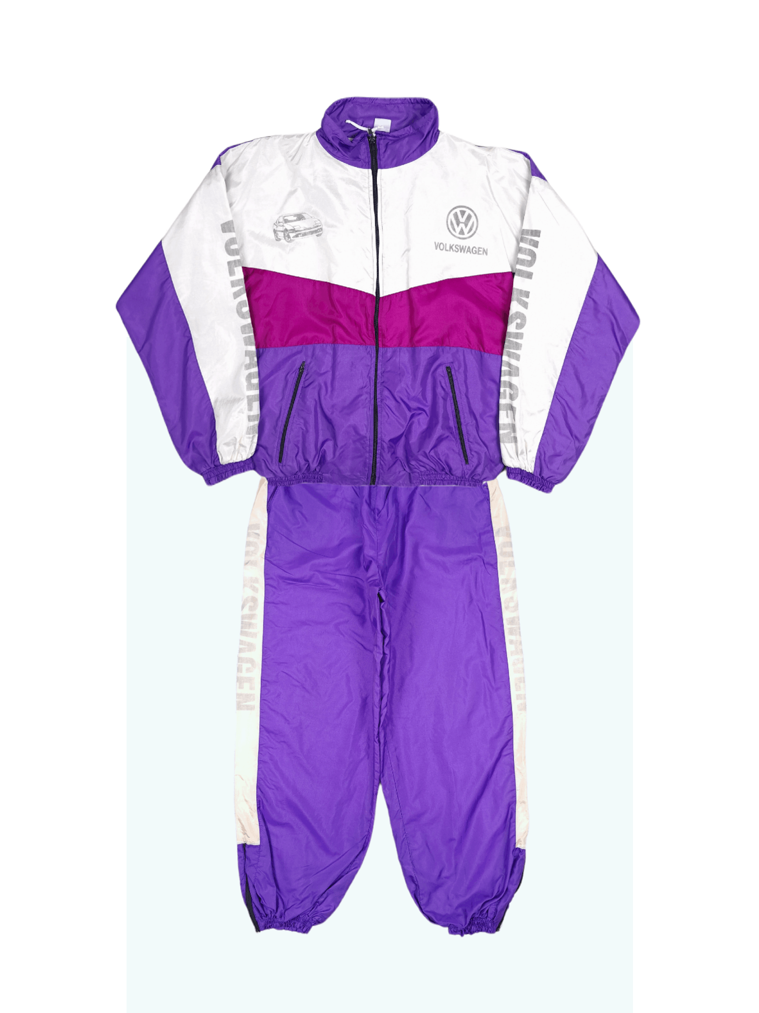 Vintage 💎 80's Vintage Volkswagen Racing Ortalion Tracksuit Jacket ...