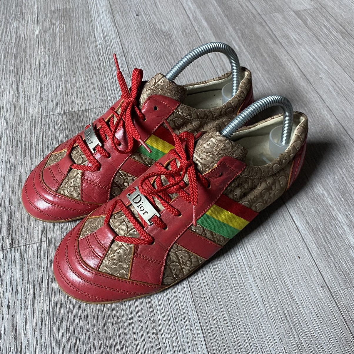 Dior Vintage 2004 Christian Dior Rasta Diorissmo Sneakers | Grailed