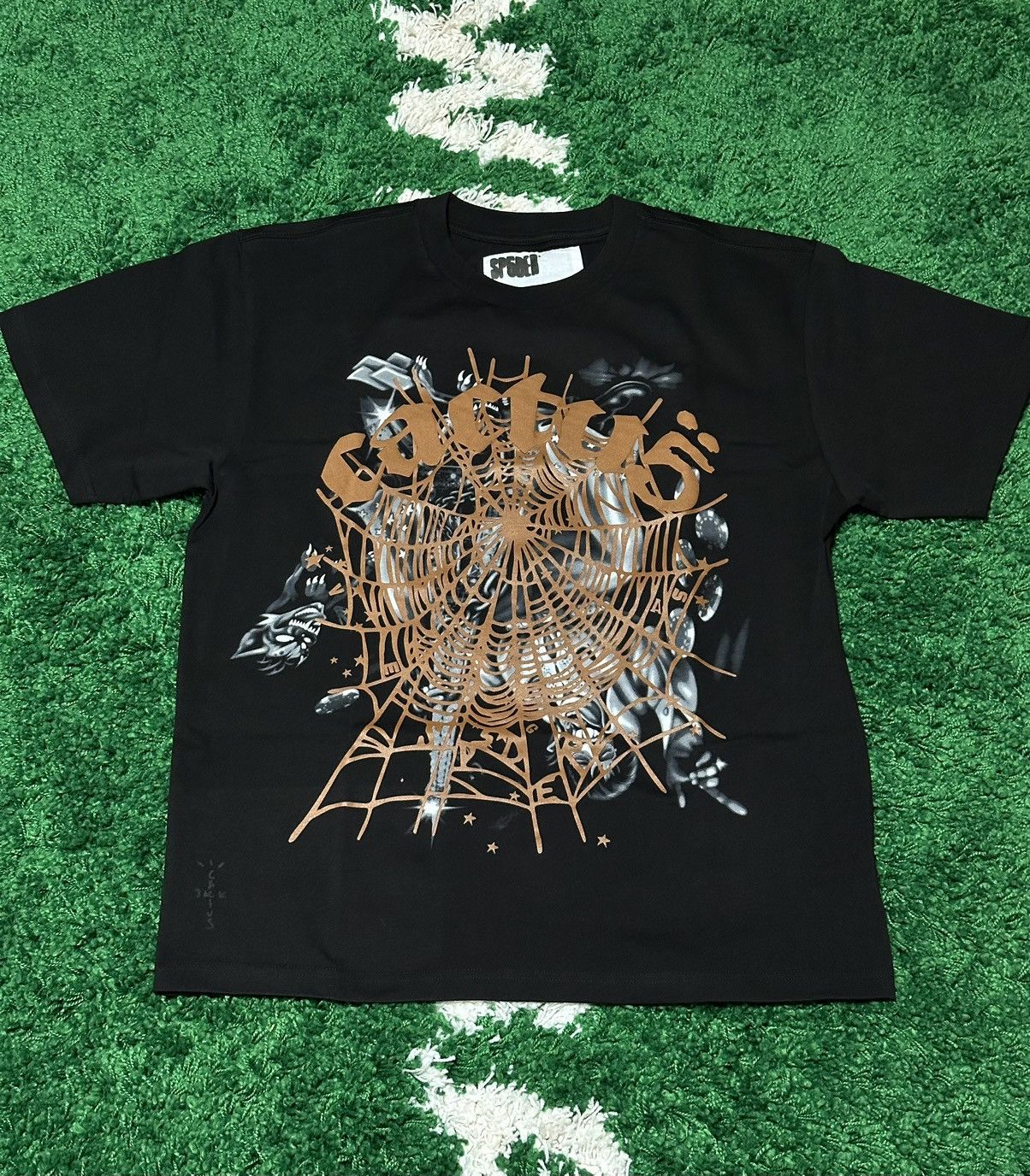 Spider Worldwide × Travis Scott Sp5der Cactus Jack Travis Scott Tee ...