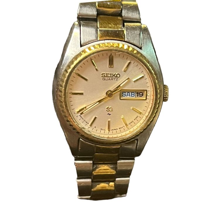 Seiko Seiko Women's Two Tone Stainless Day/Date Watch Vintage | Grailed