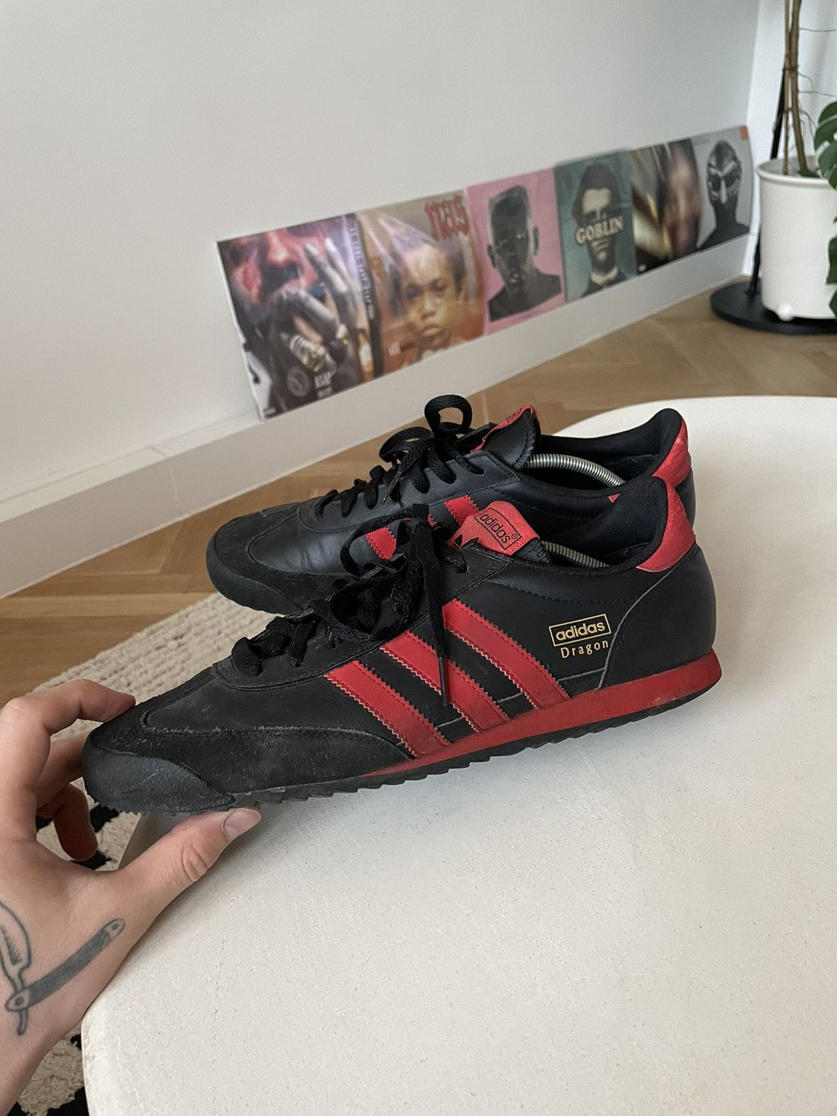 Adidas Adidas Dragon Black Red Low Sneakers Hype Casual Rare Japan ...