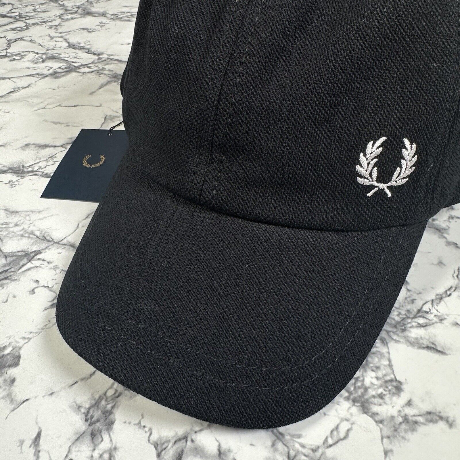 Fred Perry Fred Perry Mens Black Pique Cap HW1650 New | Grailed