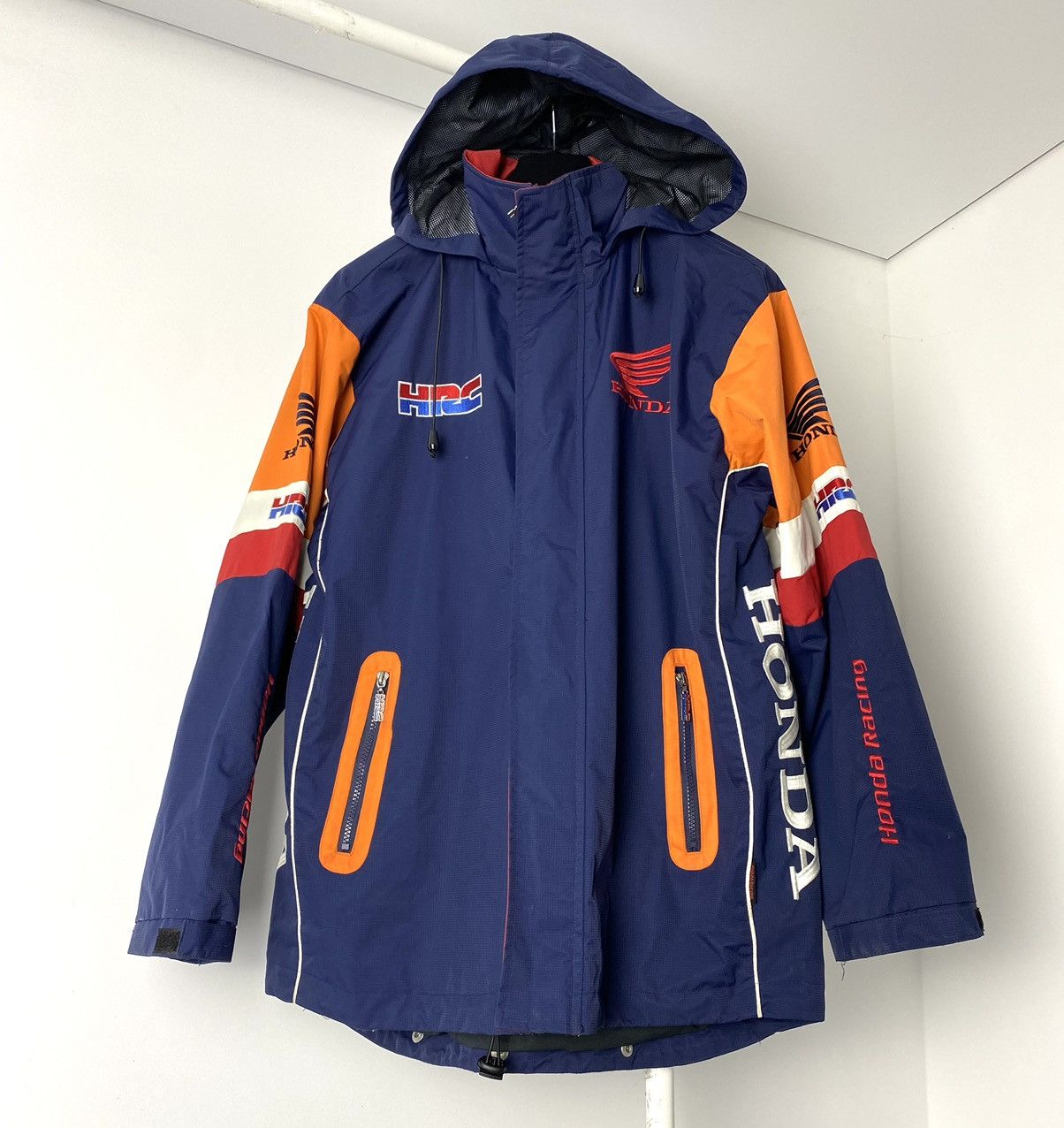 Honda Honda racing vintage jacket HRC hooded official merchandise | Grailed