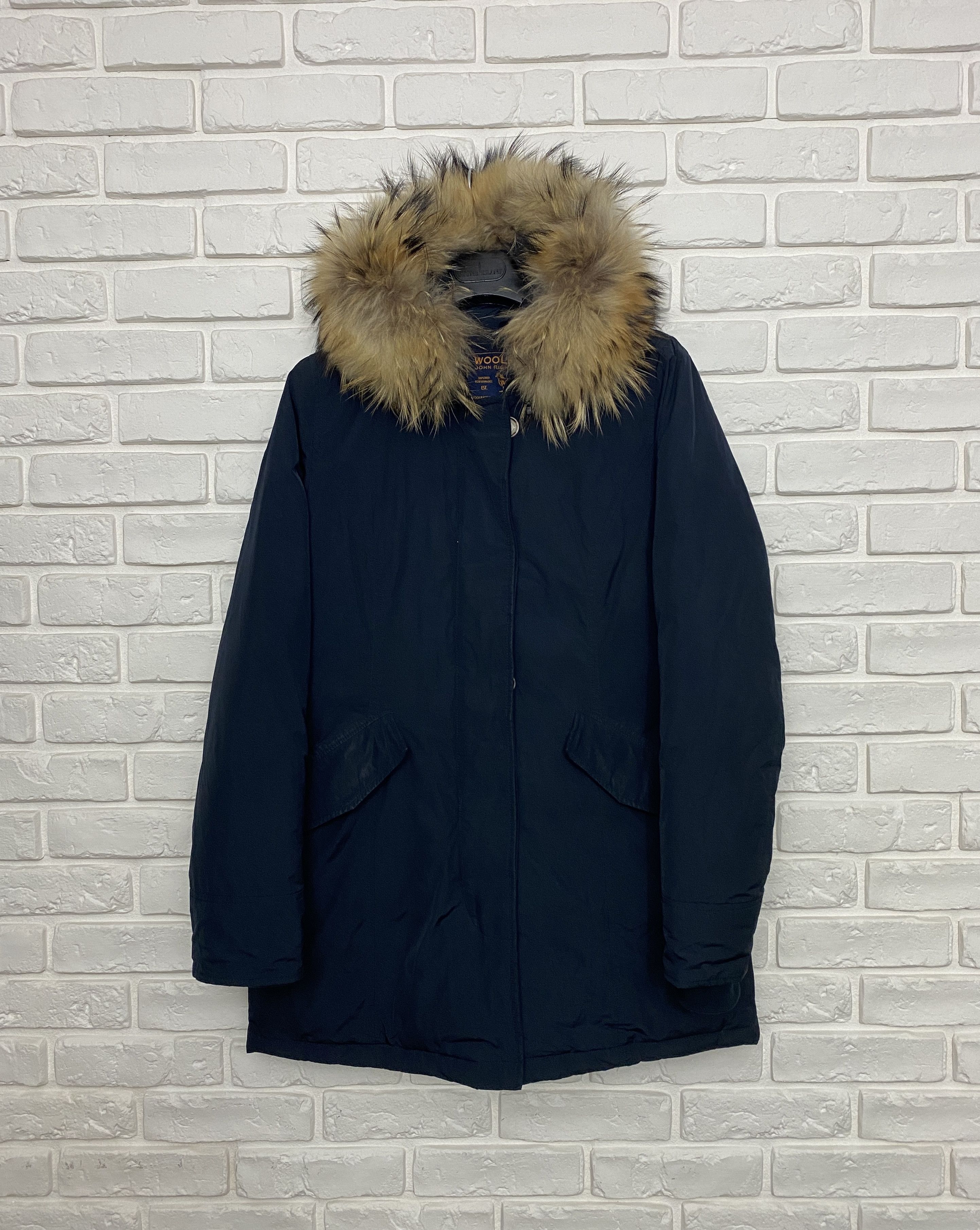 Woolrich John Rich & Bros. Woolrich Ramar Cloth Down Parka Hooded ...