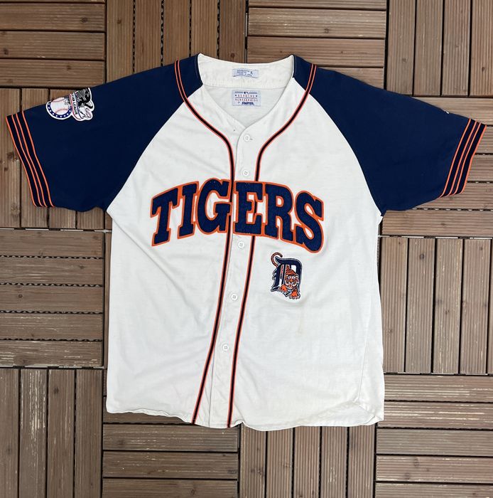 Vintage Detroit Tigers Stitched Vintage White Baseball Jersey | Grailed