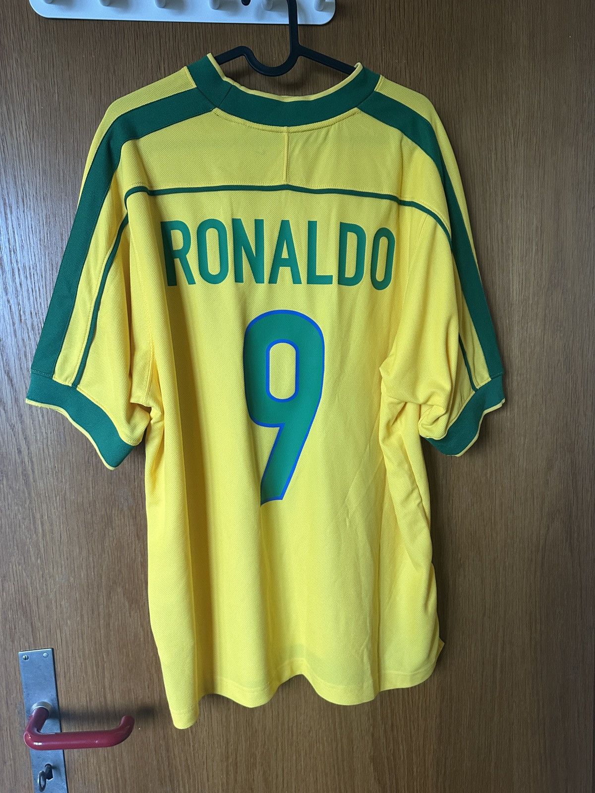 Nike × Vintage Ronaldo R9 1998 World Cup Brazil Jersey | Grailed