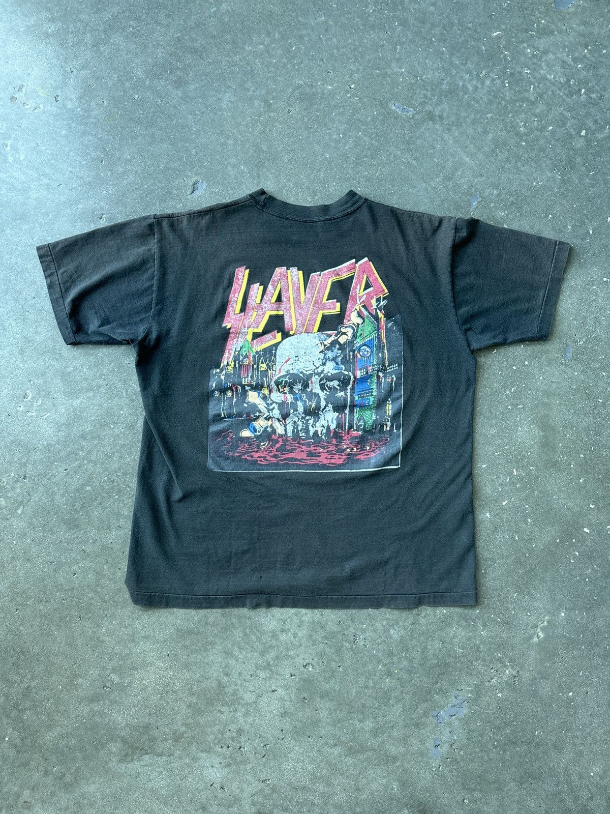 Slayer × Vintage 1 of 1 Vintage Slayer Test Print For Band Member | Grailed