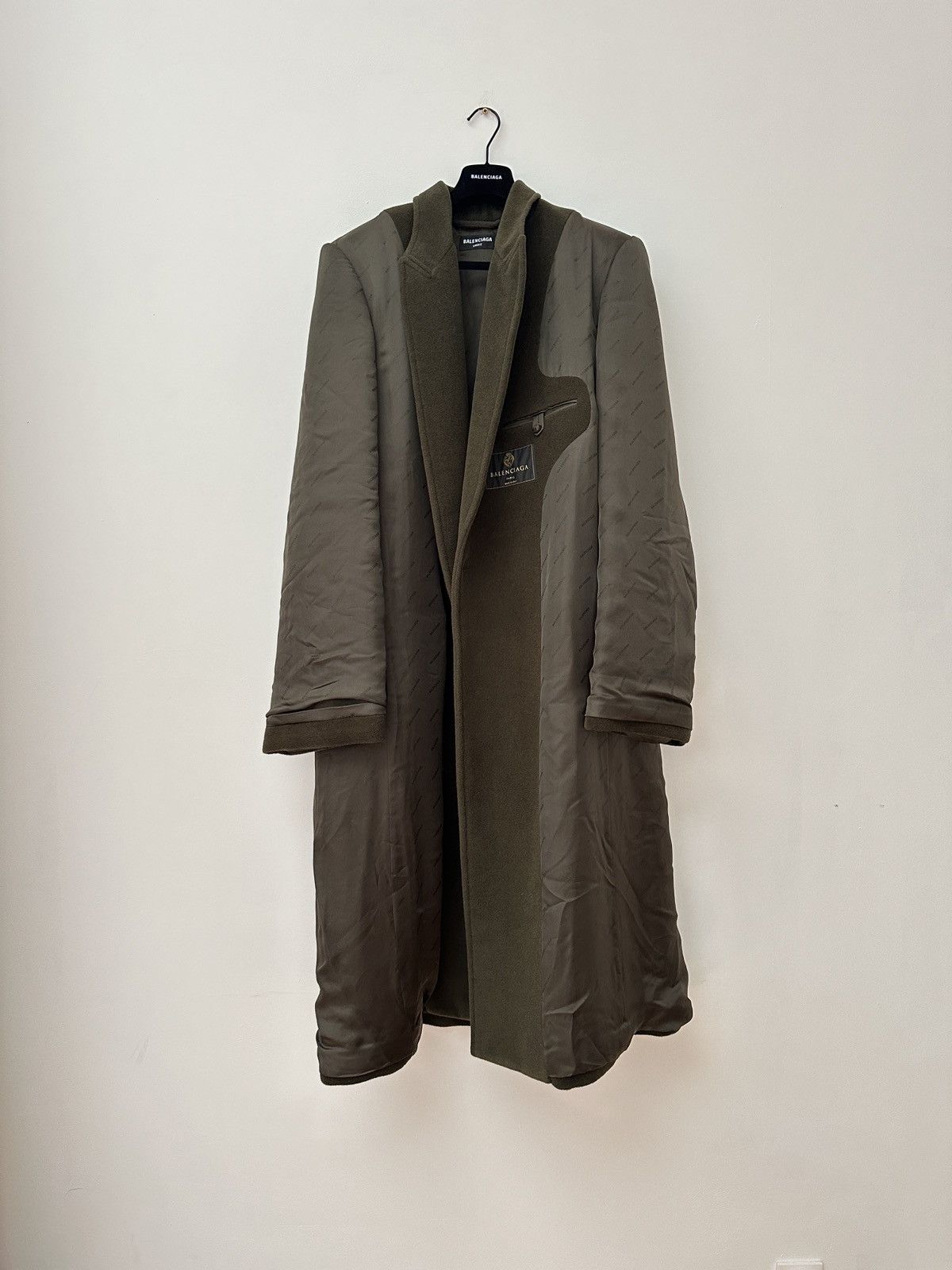 Balenciaga Balenciaga Inside Out Wool Coat Prototype | Grailed