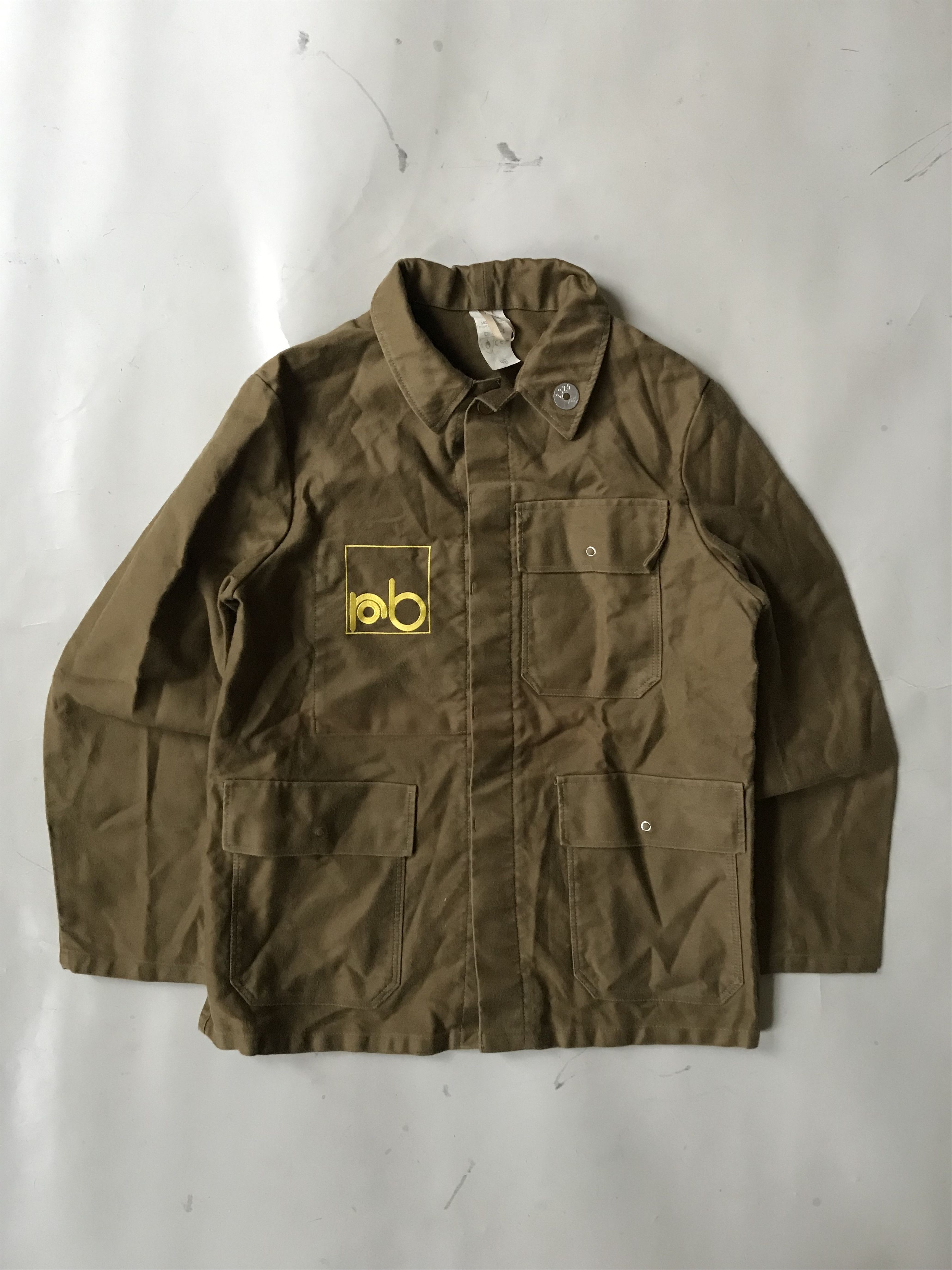 Vintage Vintage Mustard Brown Moleskin Cotton Chore Jacket | Grailed