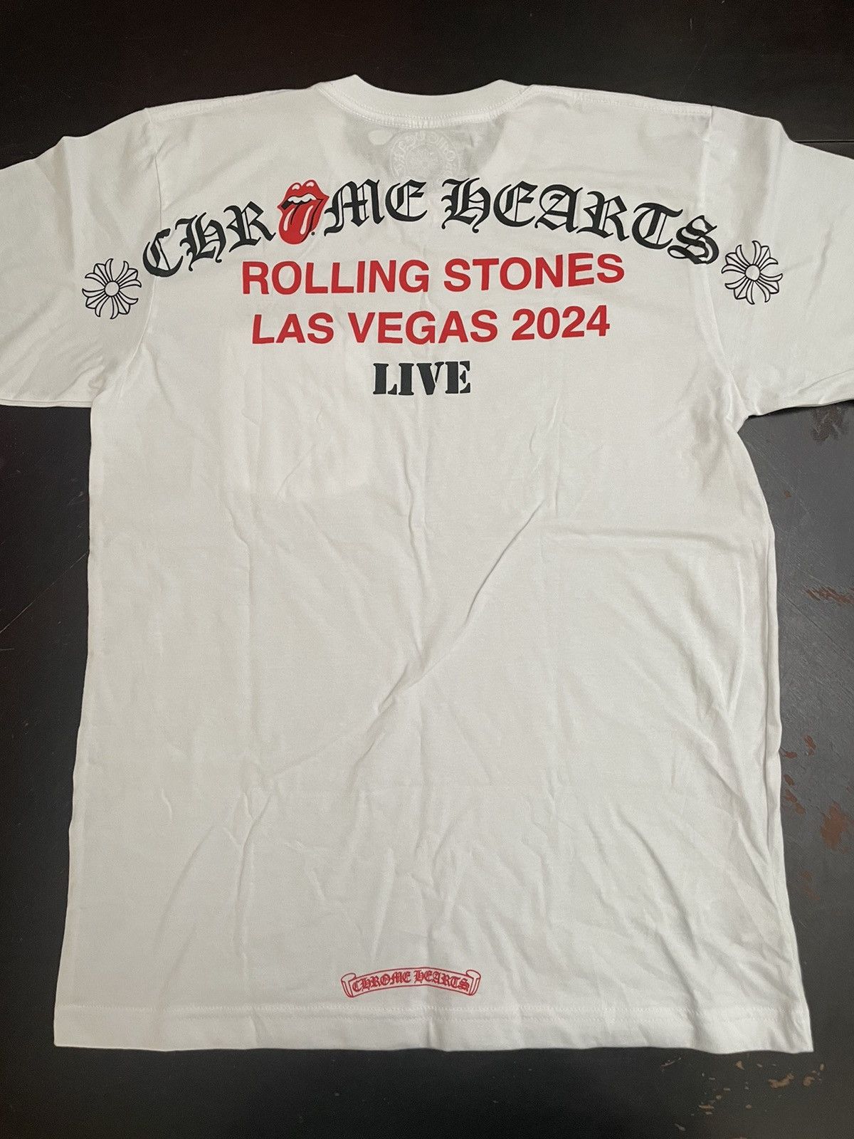 Chrome Hearts Chrome Hearts Rolling Stones Las Vegas Exclusive 2024 Tee ...