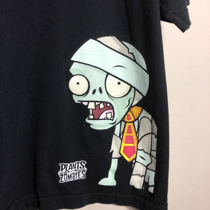 Streetwear Plants VS Zombies T Shirt PVZ EA Video Game Gamer Black XL ...