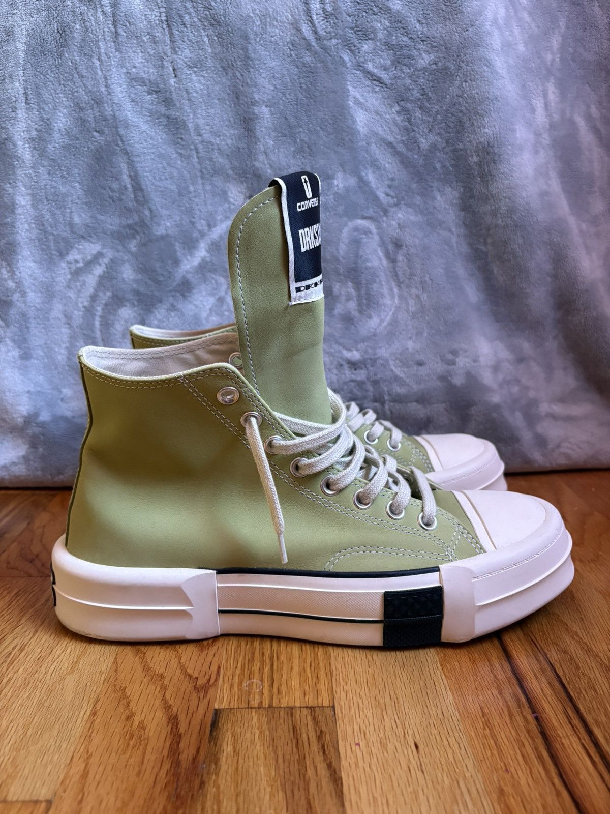 Converse 1/1 SAMPLE Converse Rick Owens DRKSHDW DRKSTAR Chuck 70 High ...
