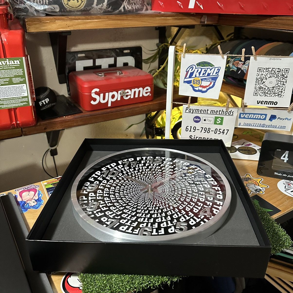 Fuck The Population FTP SPIRAL WALL CLOCK | Grailed